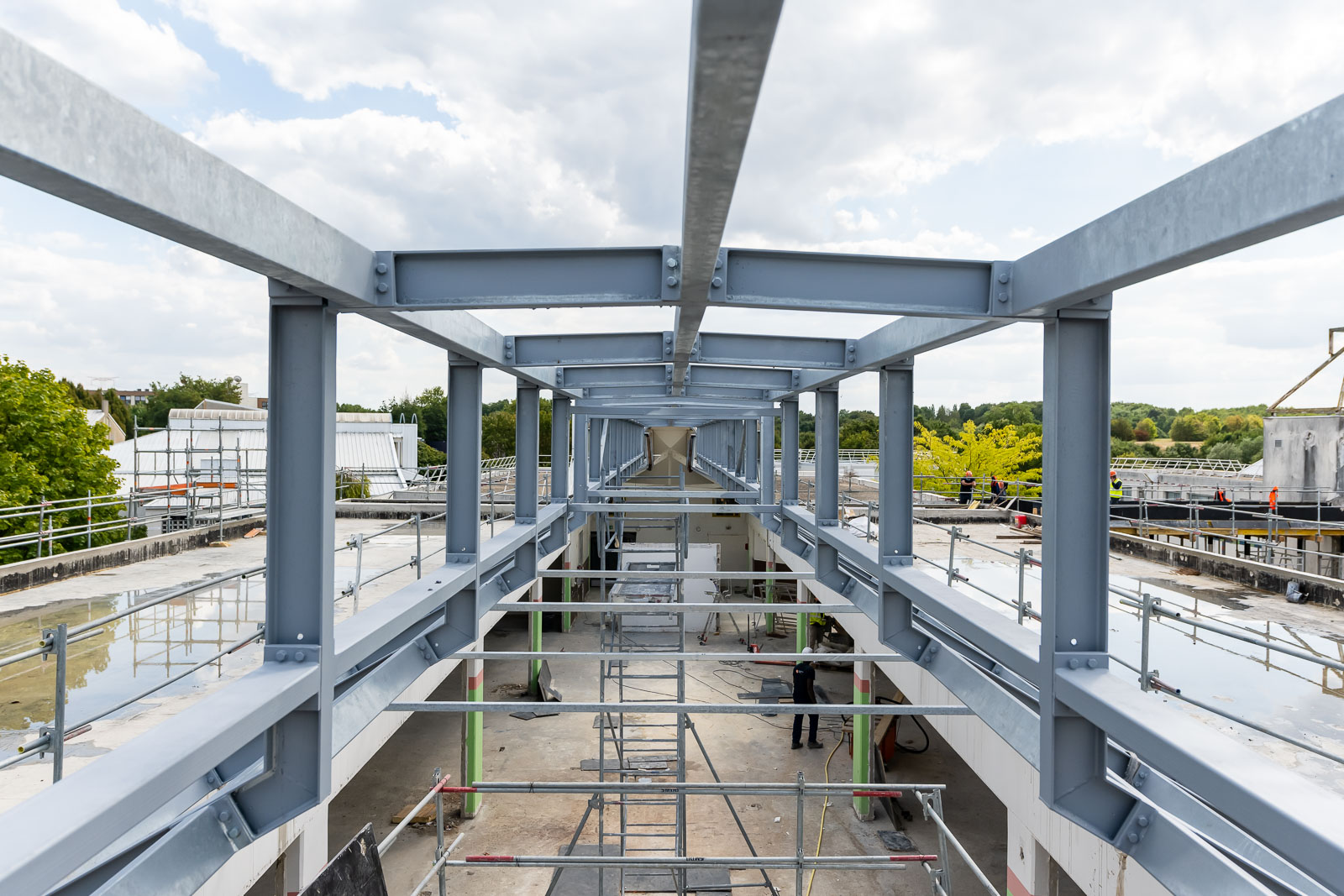Sur le chantier de restructuration du lycée Jean Moulin à Torcy - IDF ...